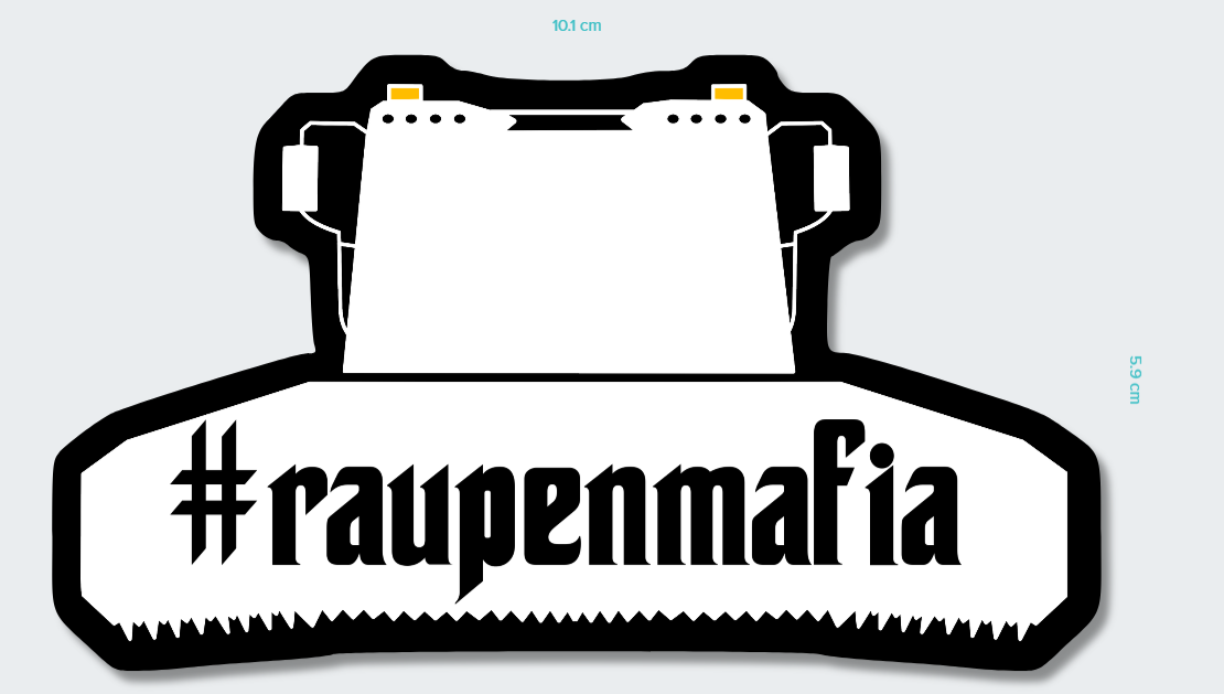 Sticker #raupenmafia 02